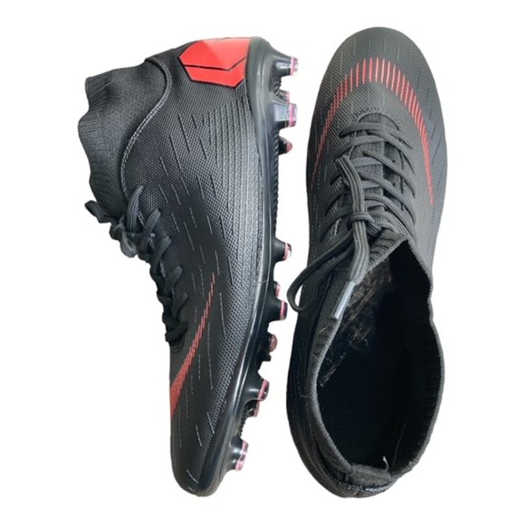 no brand | Shoes | Men Soccer Shoes Football Boots High Ankle Cleats ...